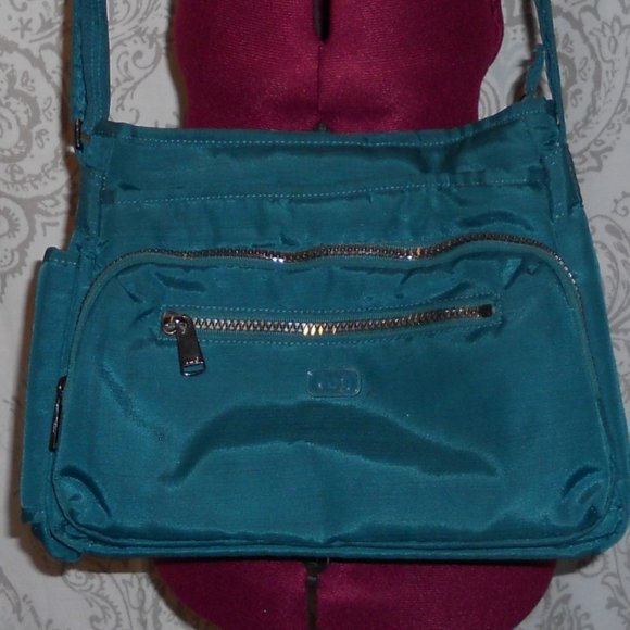 lug | Bags | Lug Shimmy Rfid Protected Emerald Green Crossbody Bag ...